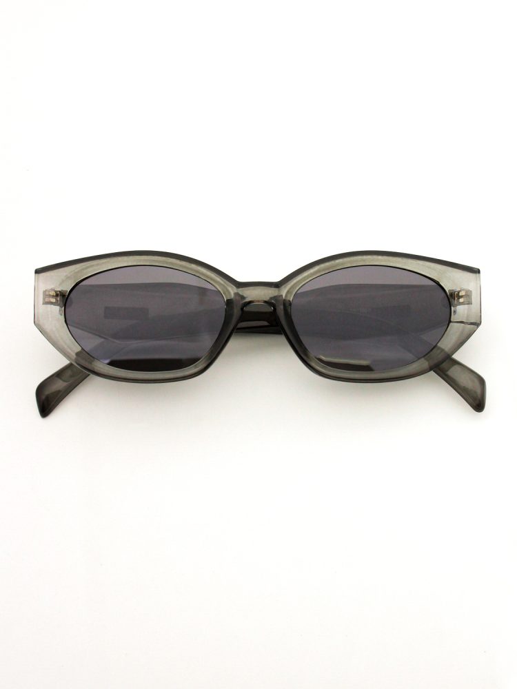 Small Oval Shape Grey Transparent Sunglasses – Nakhray